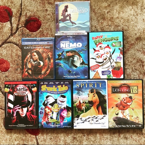 Disney | Other | Disney Pixar Kids Movie Bundle | Poshmark